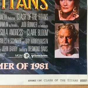 Art | Classic Vintage 1981 Clash Of The Titans Poster | Poshmark